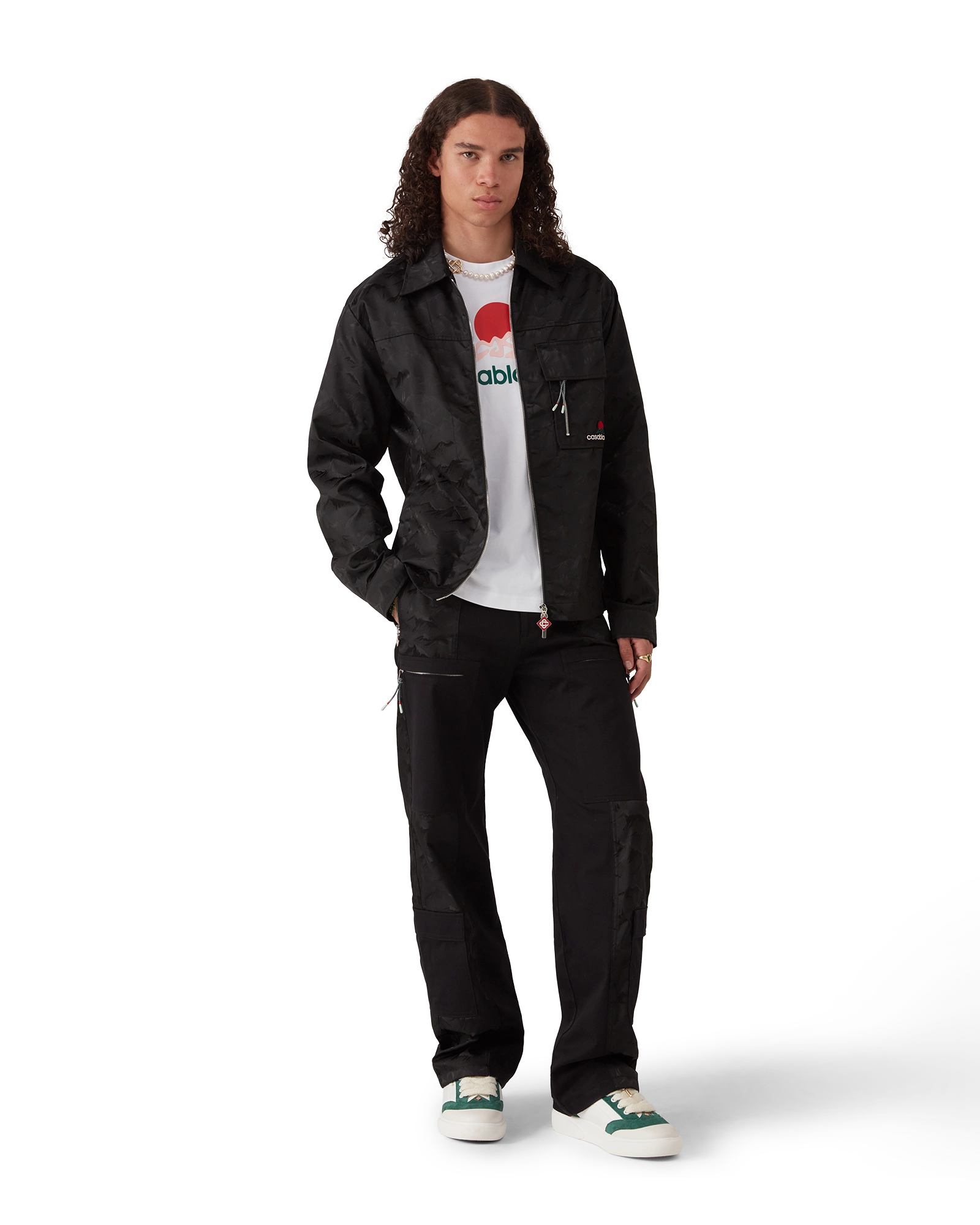 Nylon Mountain Short Sleeve Camo Zip Shirt – Casablanca