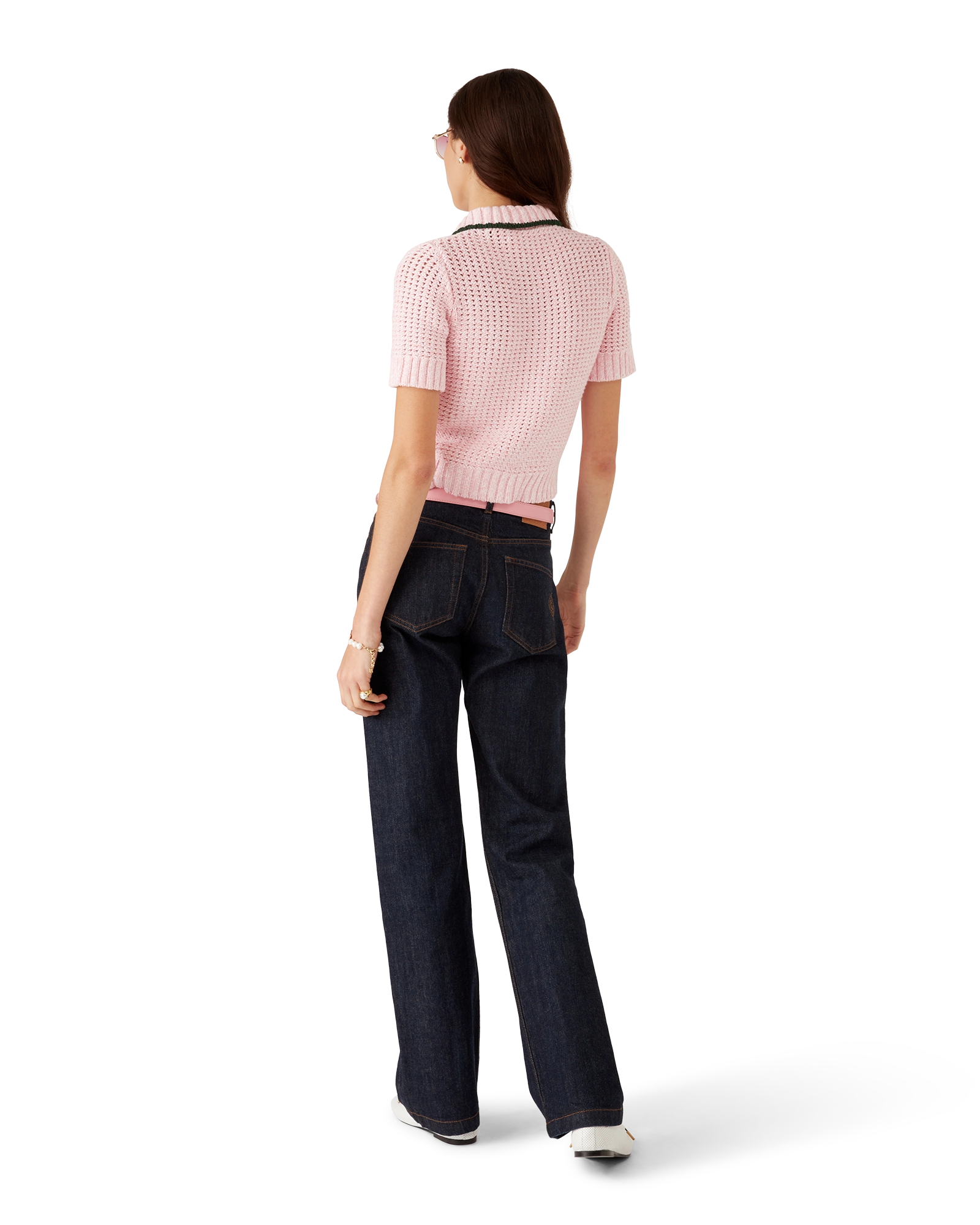 Cotton Mouliné Polo Shirt – Casablanca