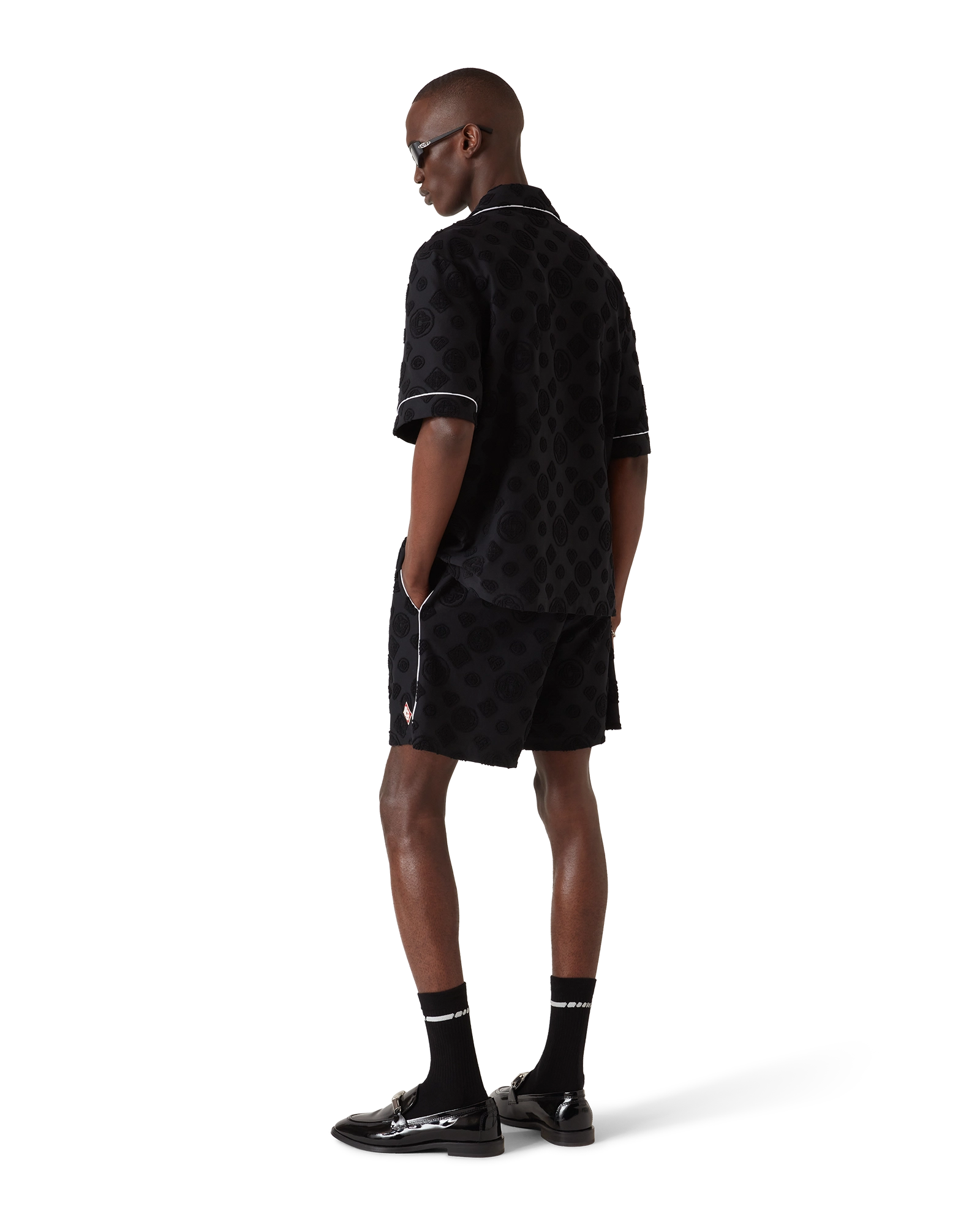 Towelling Monogram Shorts – Casablanca
