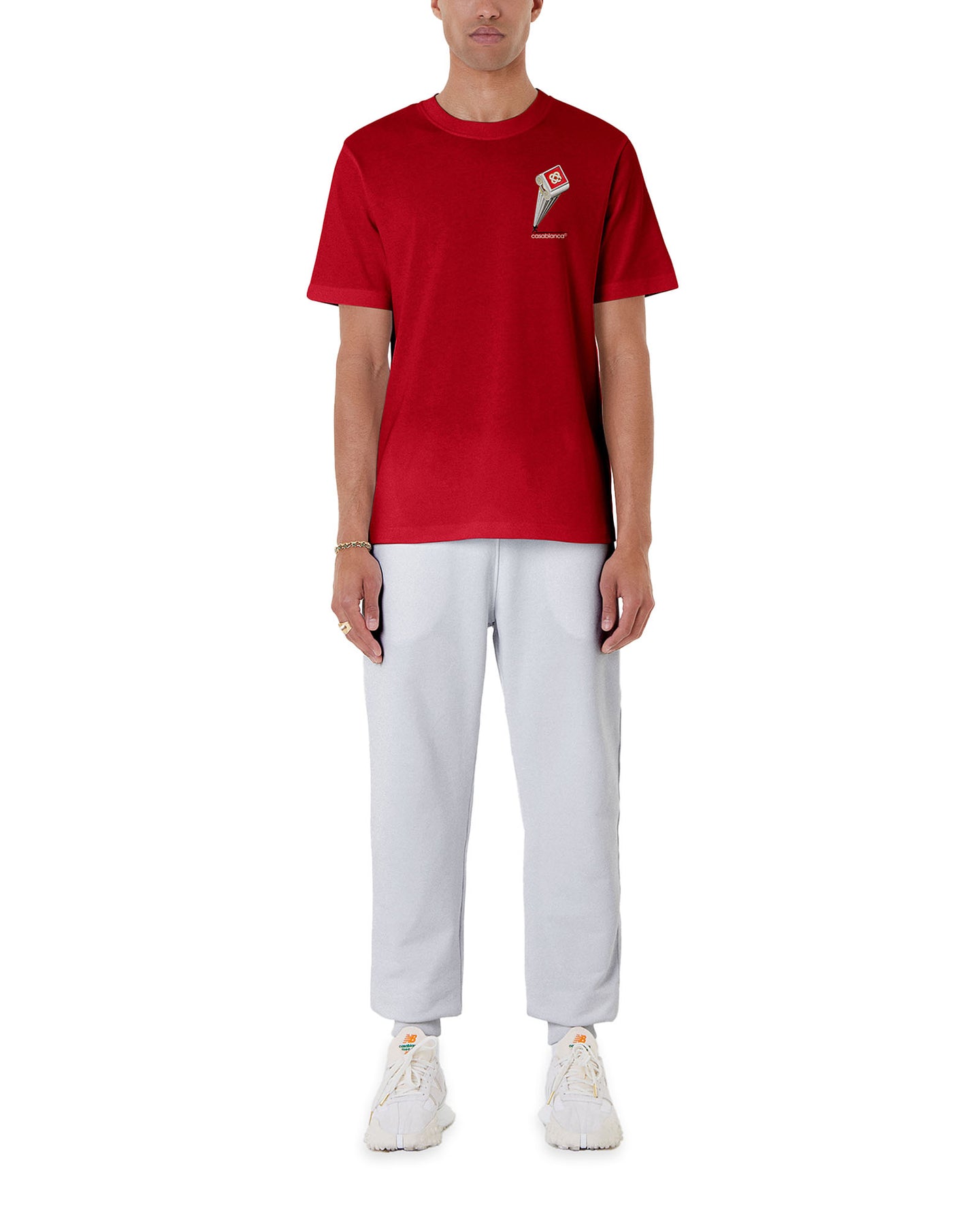 Leaning Column T-Shirt | Casablanca Paris – CBPARIS GROUP LTD