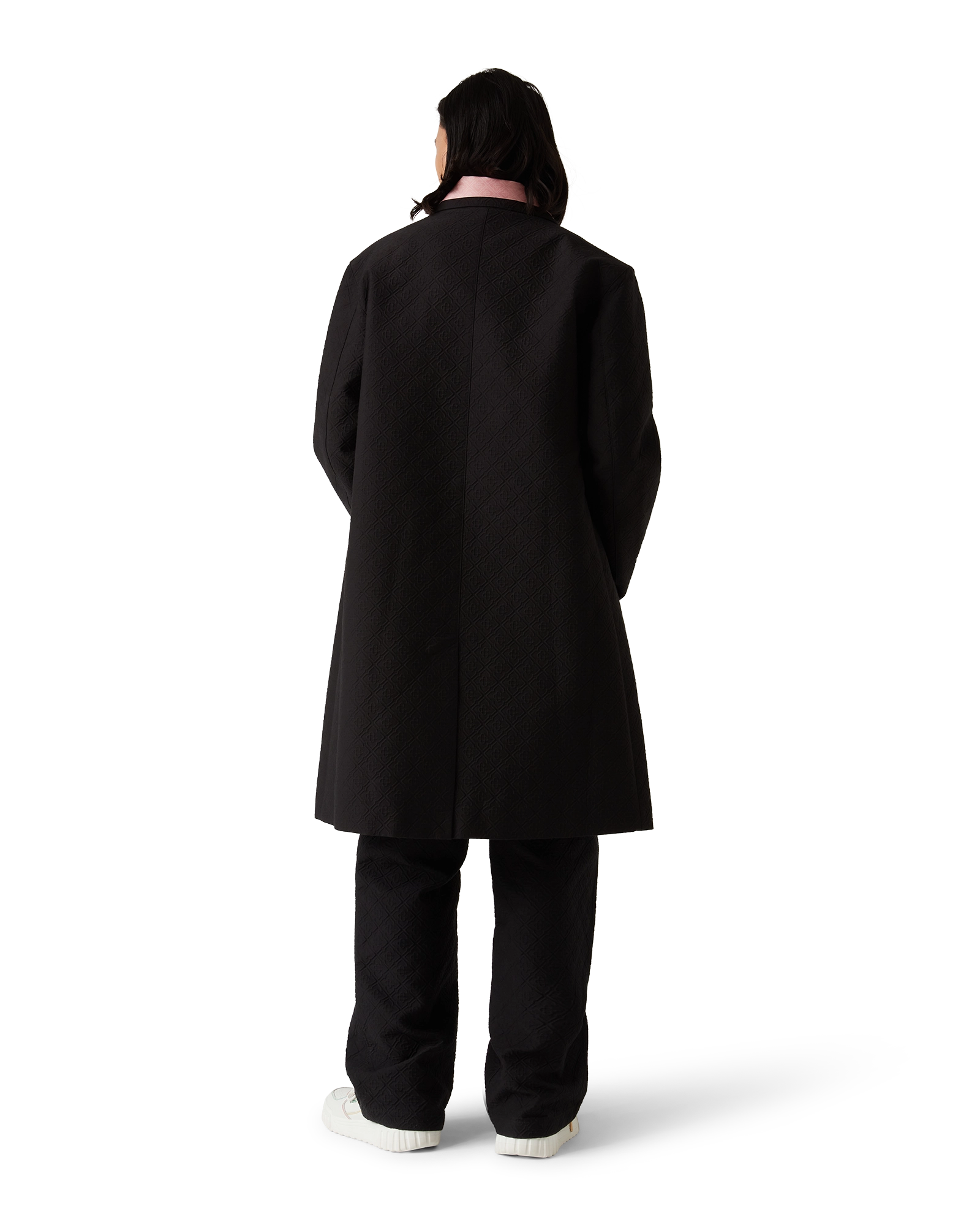 Jacquard Car Coat | Casablanca Paris