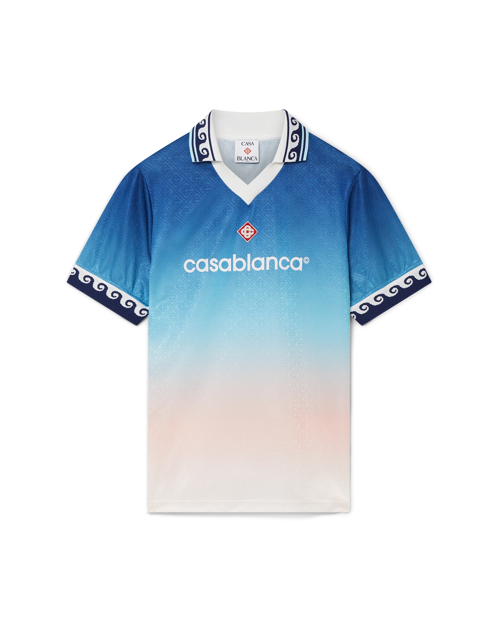 Jacquard Gradient Football Shirt | Casablanca Paris